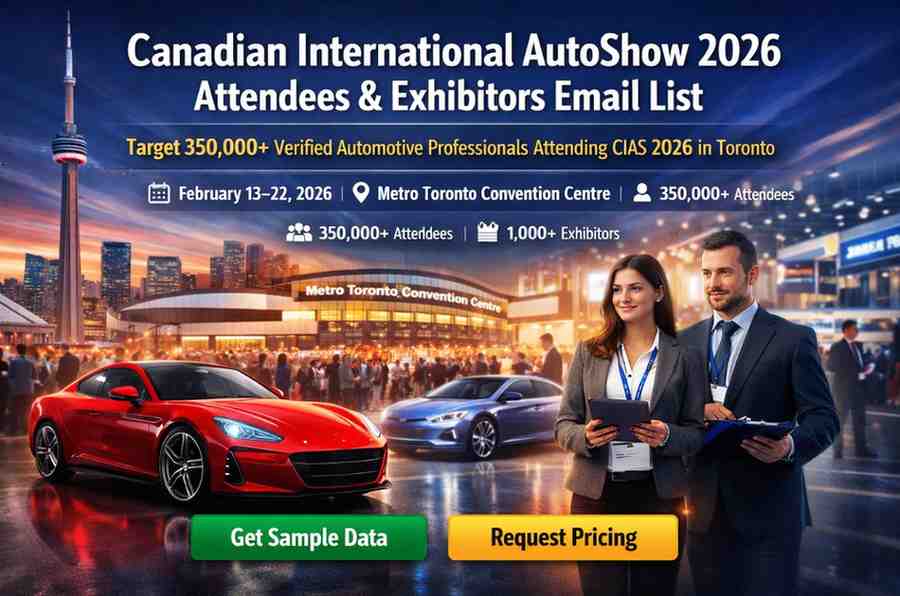 CIAS 2026 Attendees & Exhibitors Email List - trueprospects